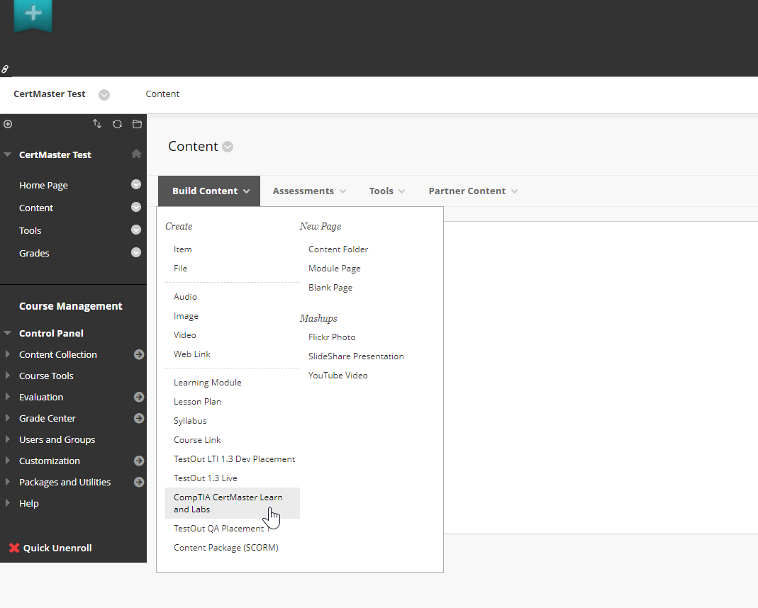 Using LMS Integration to place CertMaster Labs content (2023 or prior ...