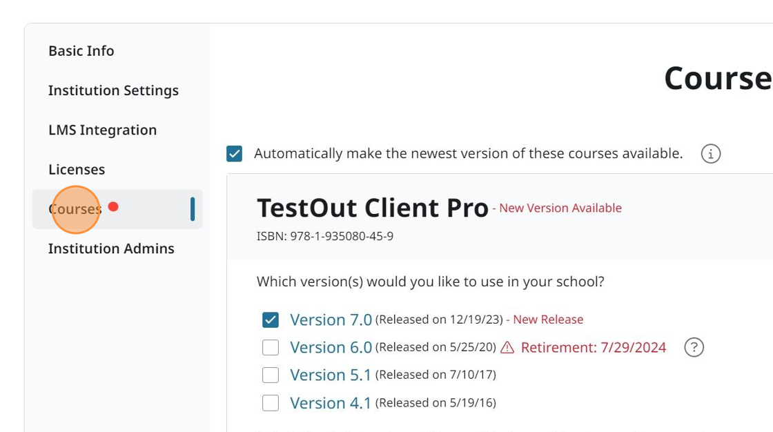 Select a Product Version For Administrators – CompTIA
