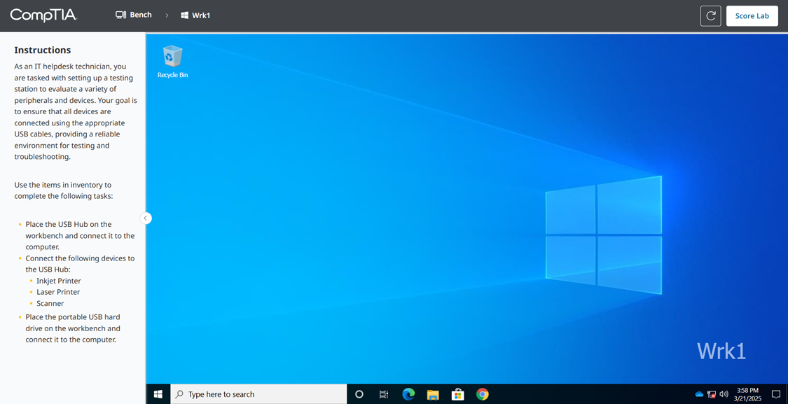 Using Hardware Labs – CompTIA