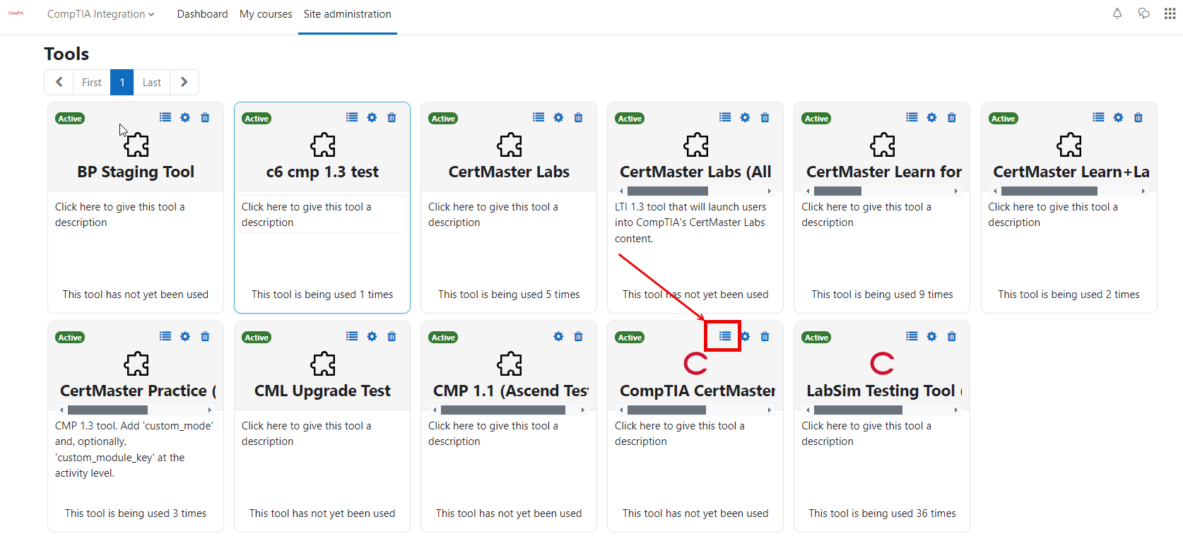 Configuring CertMaster Practice in Moodle (LTI 1.3) – CompTIA